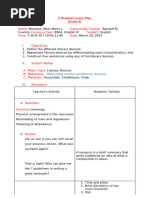 Literary Devices Worksheet | PDF | Metaphor | Linguistics