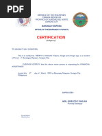 Barangay ID Sample 2025 | PDF