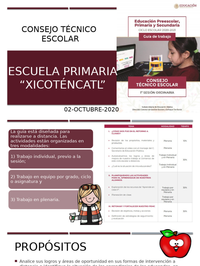 Consejo Técnico Primer Sesión Ordinaria | PDF | Evaluación | Aprendizaje