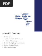 New Labour Codes - Complete Notes | PDF | Wage | Employment