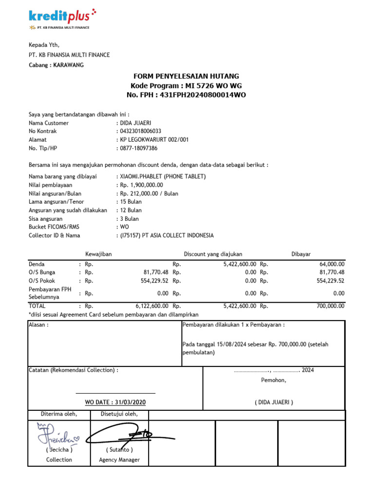 Dida Juaeri Karawang Asia | PDF