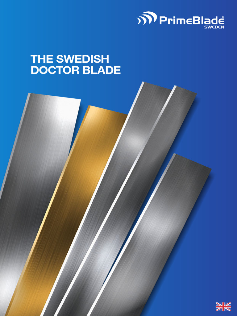 PrimeBlade Doctor Blades Overview | PDF | Steel | Stainless Steel
