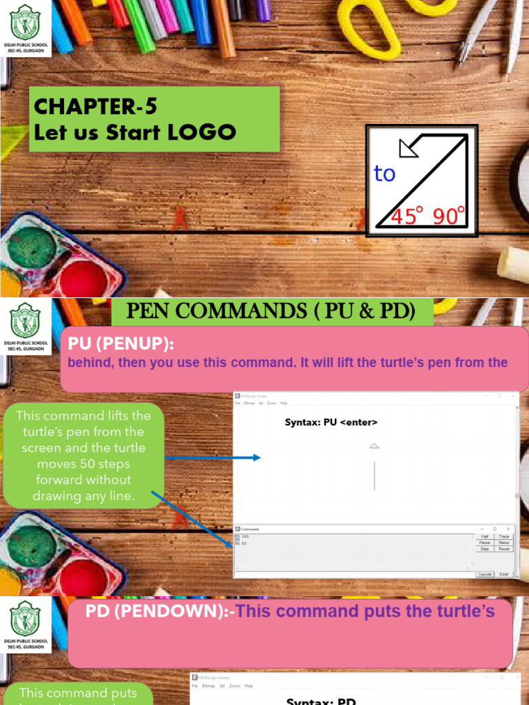 Commands in Logo (24.2.21) | PDF