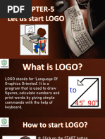 Grade-III-Topic-6-Getting Started With MSW LOGO | PDF | System Software | Computer Programming