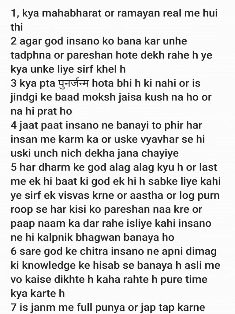 Question and Answer | PDF