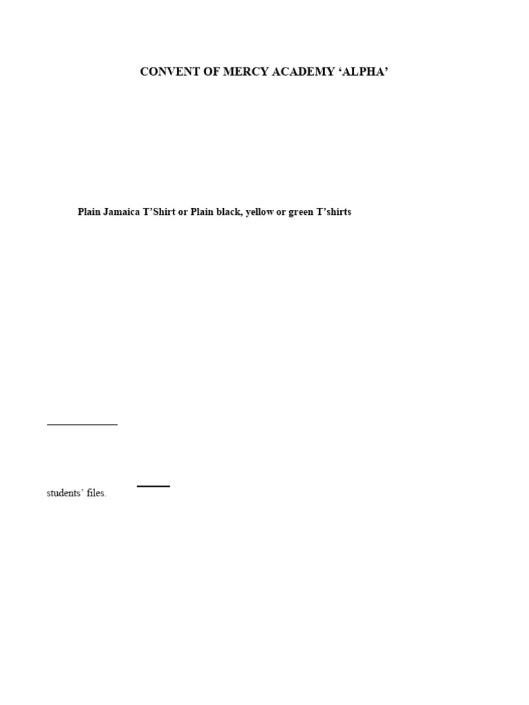 Jamaica Day & Sports Day Dress Code 2025 | PDF | Aesthetics | Human ...
