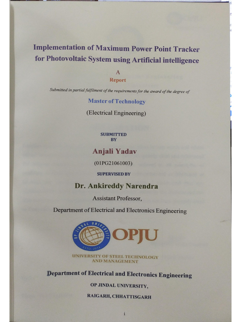 Anjali Yadav Mtech | PDF