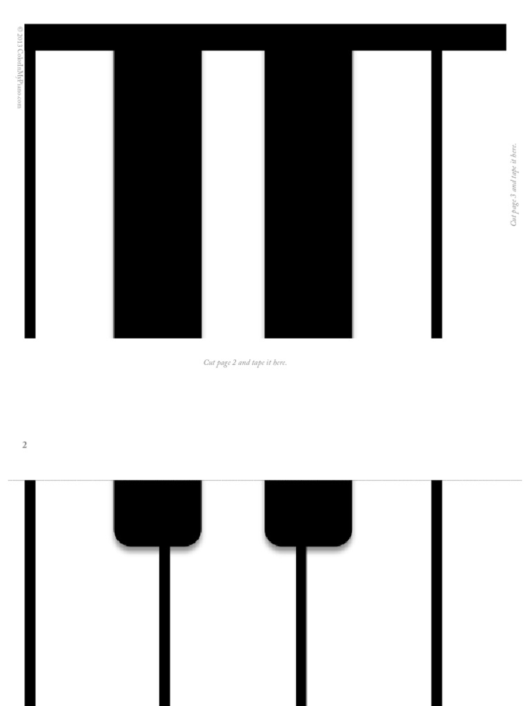 Printable Large Keyboard Template | PDF