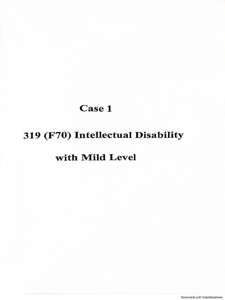 Intellctual Disability-2 | PDF