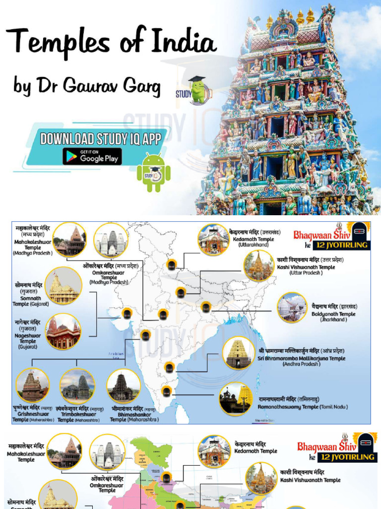 PPT - Temples of India Static GK | PDF