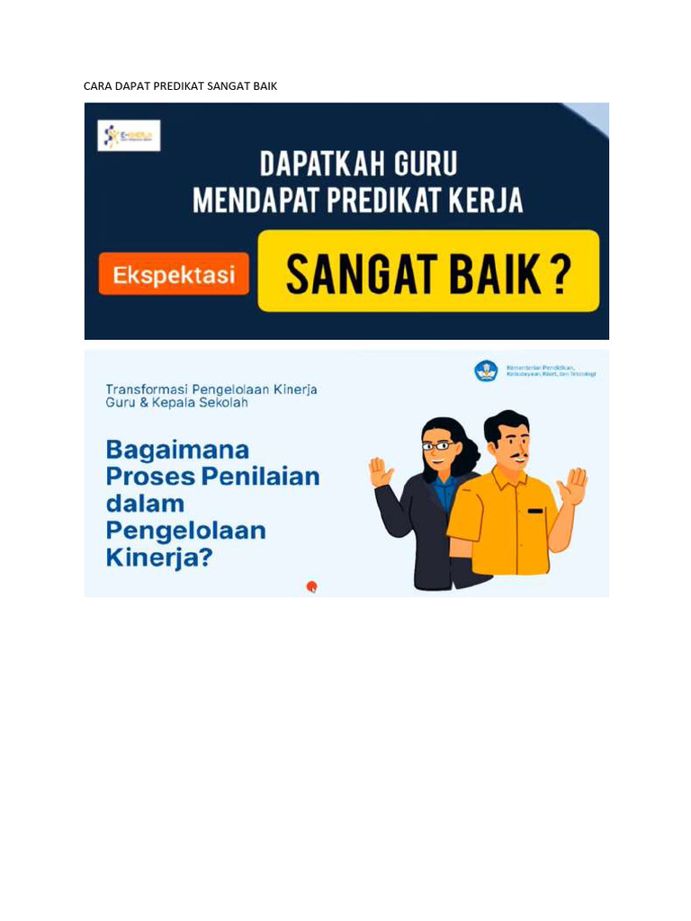 Awarness Predikat Kerja | PDF