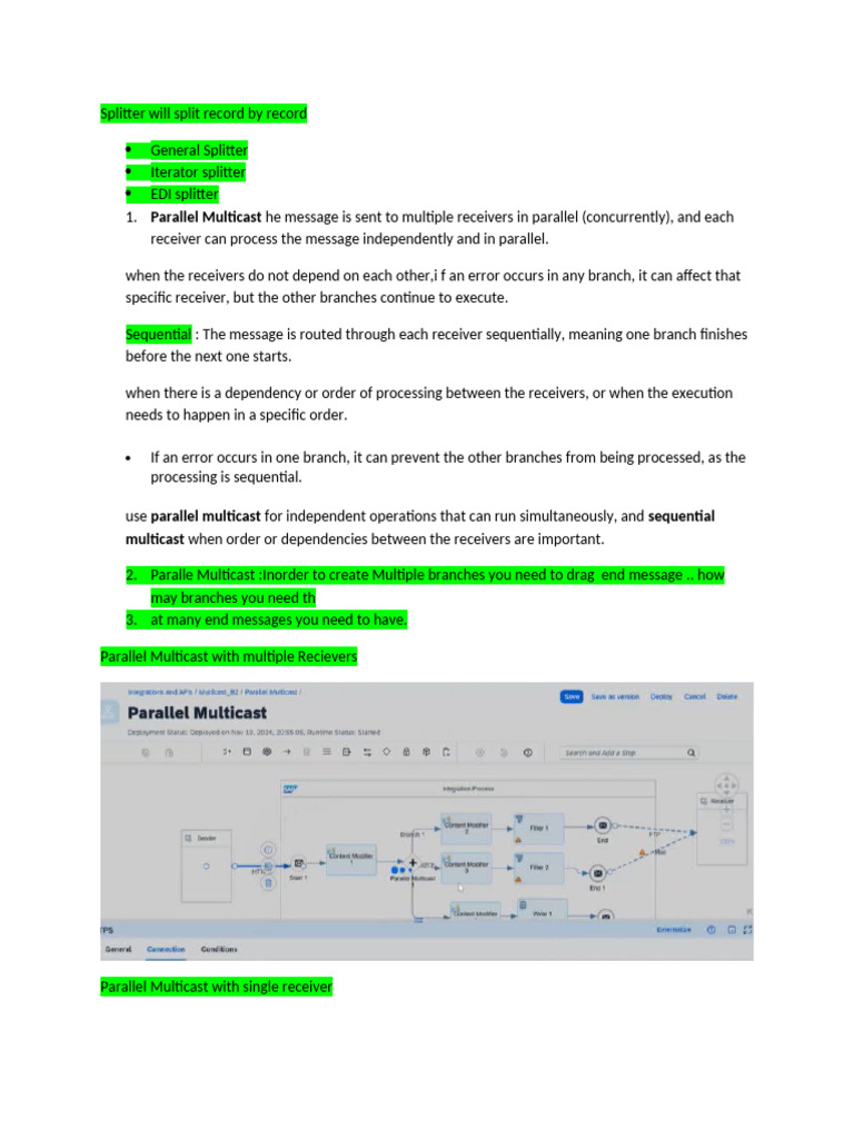 Splitter Will Split Record by Record | PDF | Gmail | Multicast