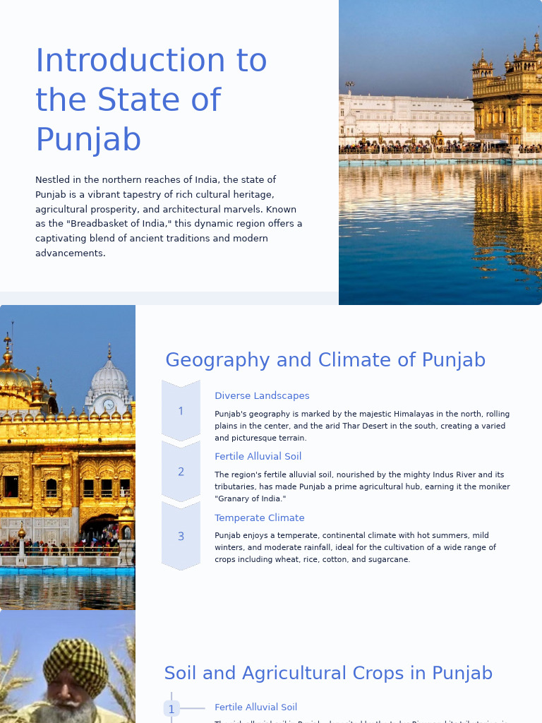 Overview of Punjab's Culture and Heritage | PDF | Agriculture | Punjab