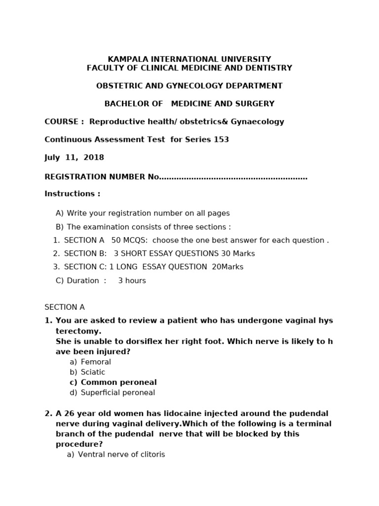 Cat 153 Final Guidee B 11 Obgy | PDF | Pregnancy | Childbirth