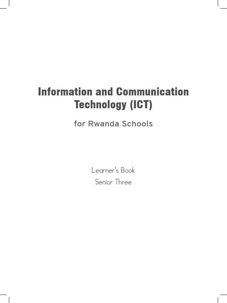 Ict S3 SB | PDF | Operating System | File System