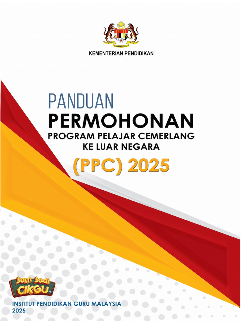 04_panduan Permohonan Ppc 2025 | PDF