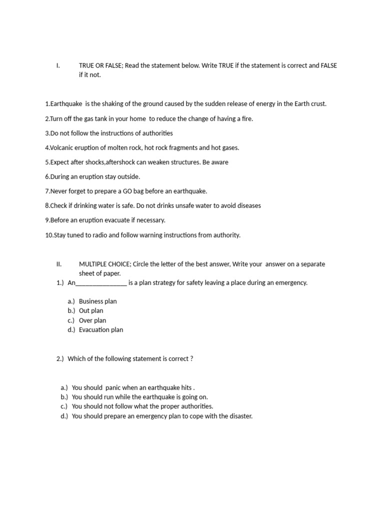 Grade 6 Venus-Quiz | PDF
