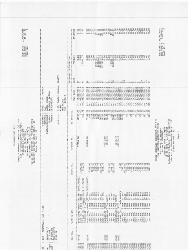 Payment Summery | PDF