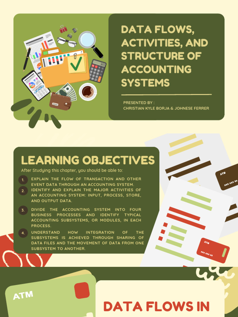 Data Flows, Activities, and Structure of Accounting Systems | PDF | Debits And Credits | Receipt