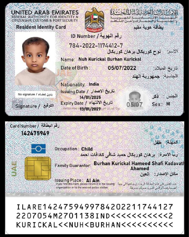 Emirates Id Photo Size and Requirements | PDF