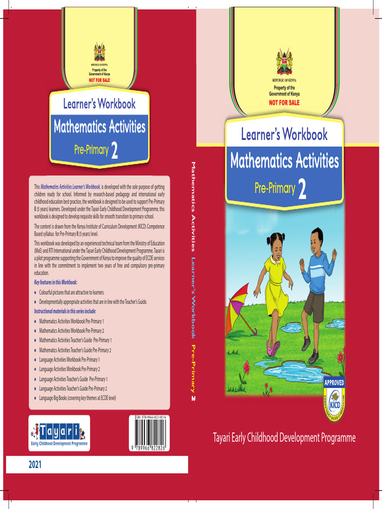 PP2 - Mathematics Activities - PB COVER - GOK Branded | PDF | Learning | Teaching