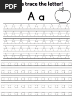 Alphabet Tracing Booklet | PDF