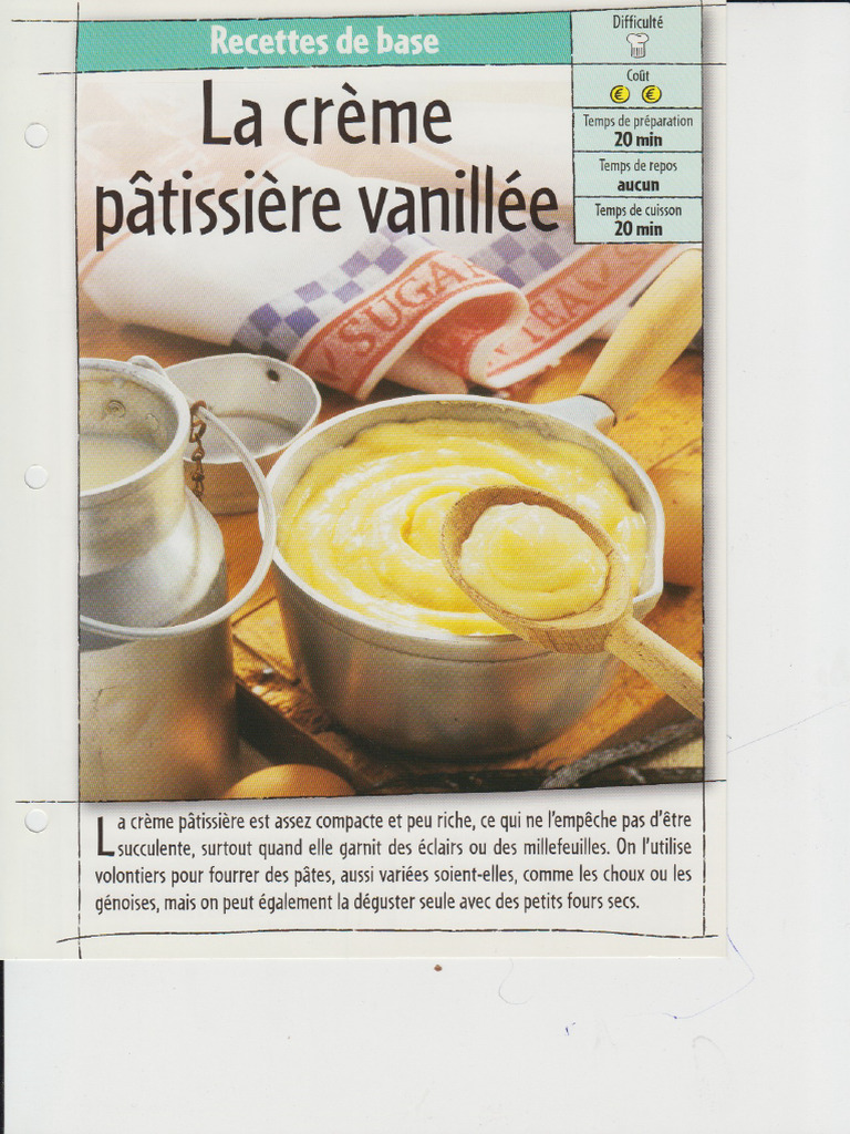 creme patissiere vanille | PDF