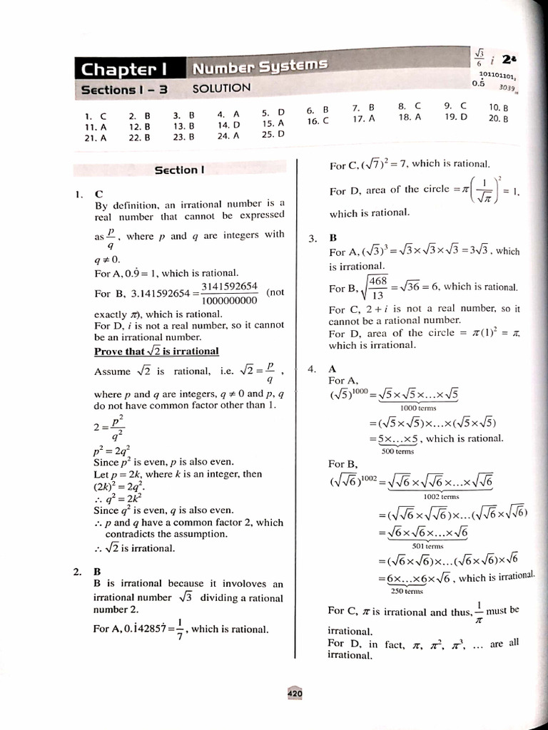 Mathematics 1000-MC Answer | PDF