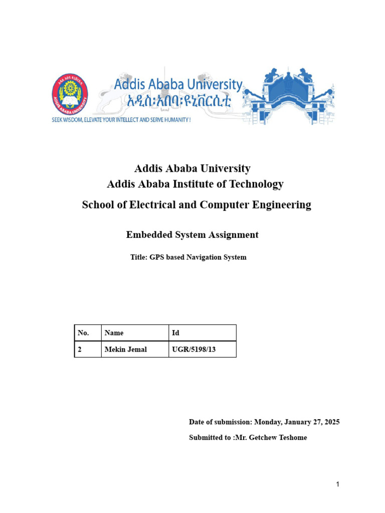 GPS-Based Navigation System Overview | PDF | Global Positioning System | Embedded System
