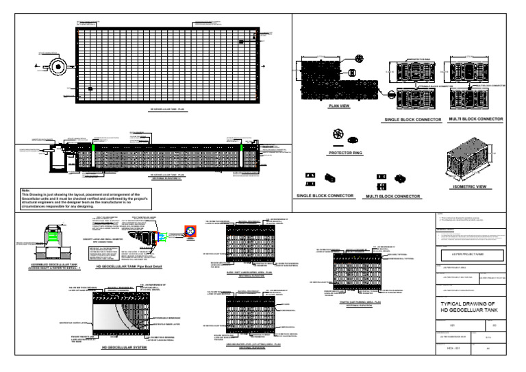 HD Geocellular Tank Installation Guide | PDF | Pipe (Fluid Conveyance ...