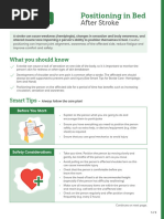 Hemiplegic Patient Positioning Guide | PDF