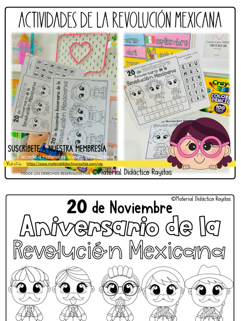 Actividades de La Revolucion Preescolar | PDF | revolución mejicana ...