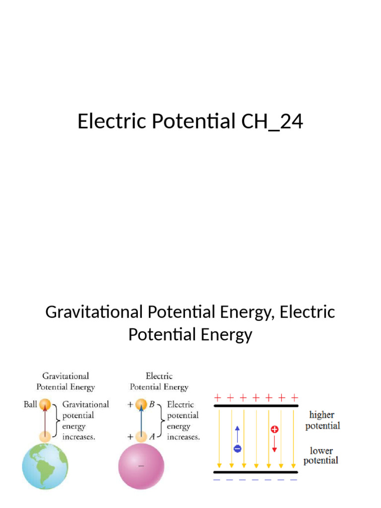 Electric Potential Energy Explained | PDF