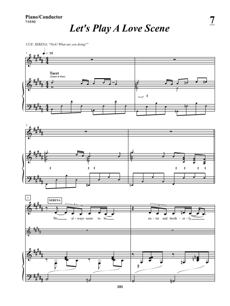 Fame - Let' S Play A Love Scean | PDF