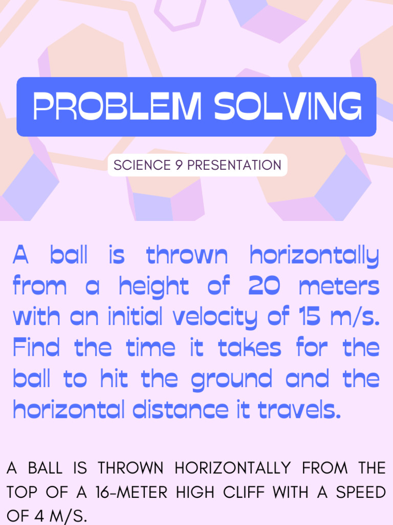 Science Problem g9 | PDF