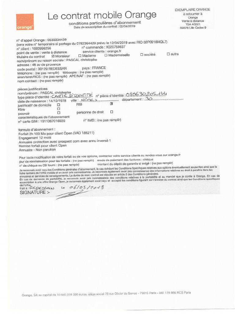 Contrat Et Mandat | PDF