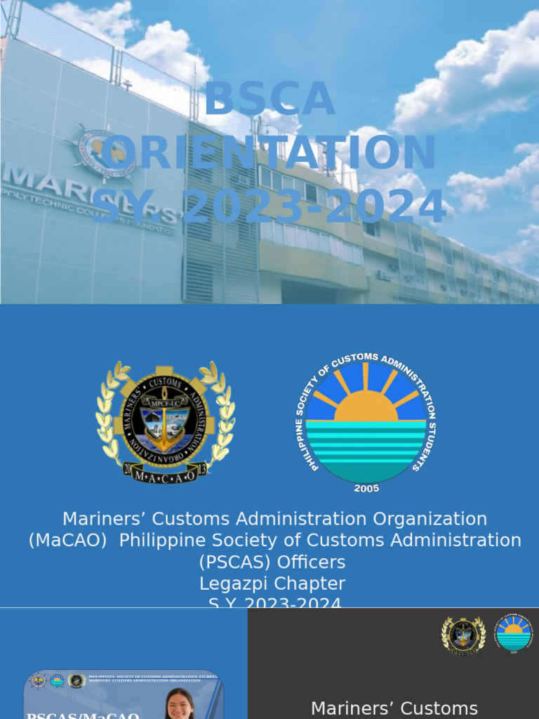 BSCA Orientation | PDF