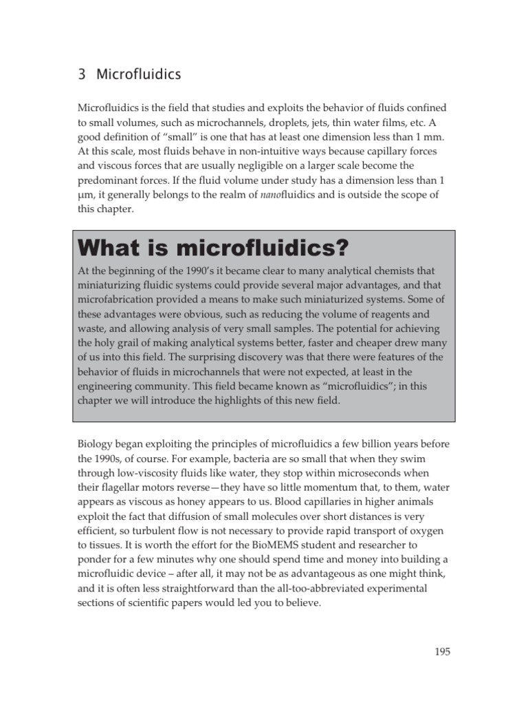Microfluidics Folch | PDF | Soft Matter | Fluid Dynamics