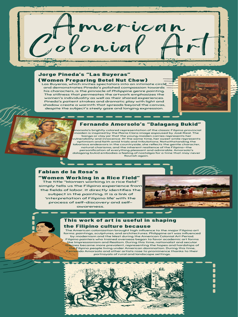 American Colonial Arts PDF | PDF | Philippines | The Arts