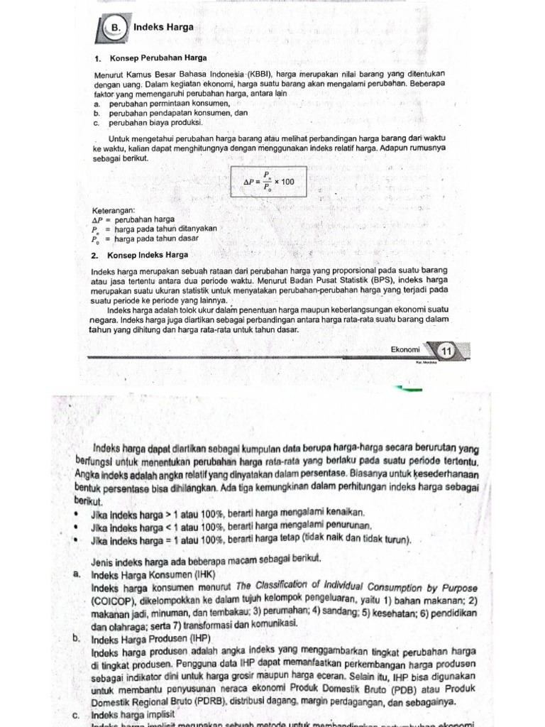 Indeks Harga | PDF