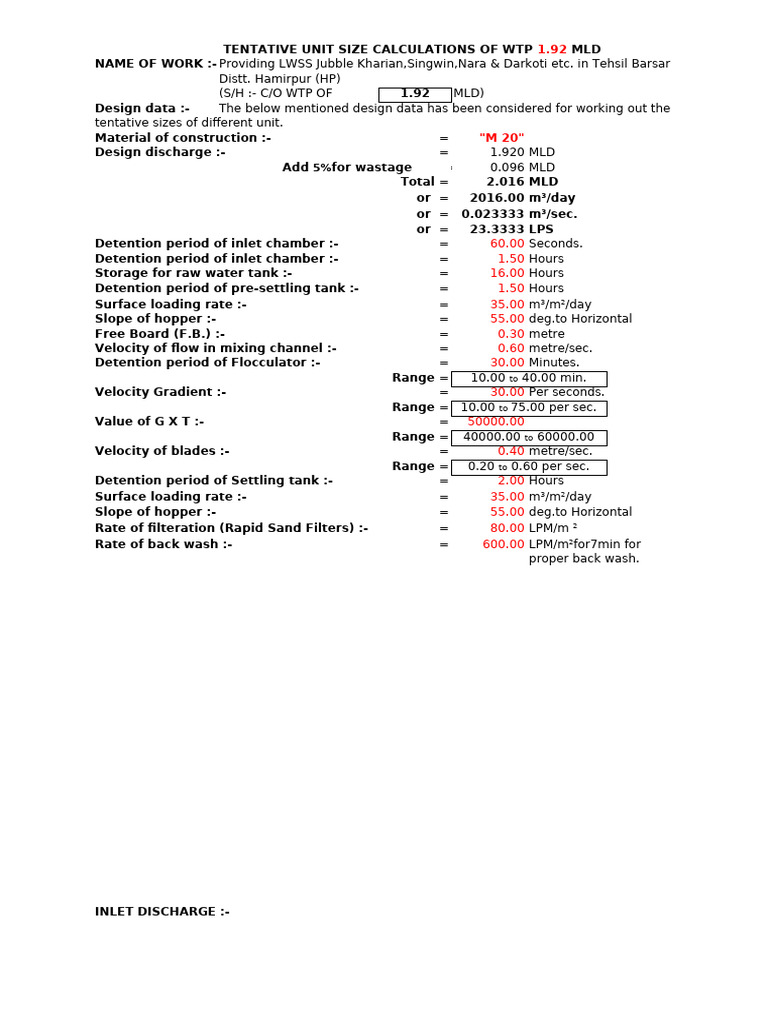 RCC Circular Collection Tank 330000 | PDF | Area | Length