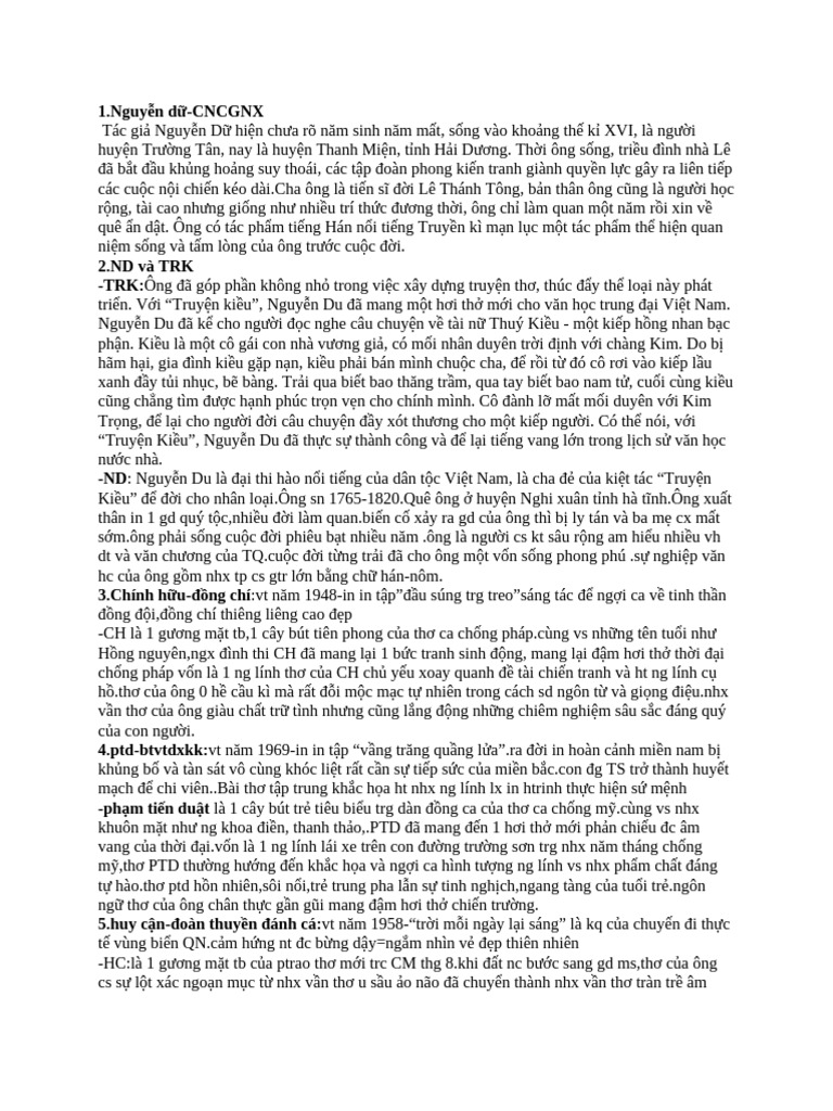 TM VỀ TG TP LỚP 9 HK1 | PDF