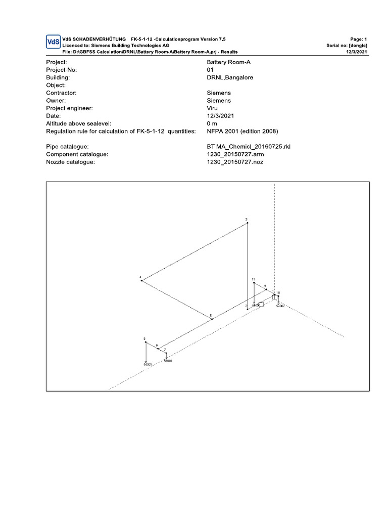 -GSS-VDS-Battery Room-A-R0 | PDF
