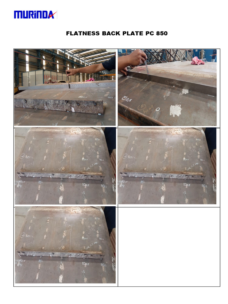 Flatness Back Plate PC850 | PDF