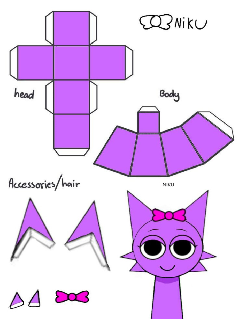 Sprunki papercraft part 2 | PDF
