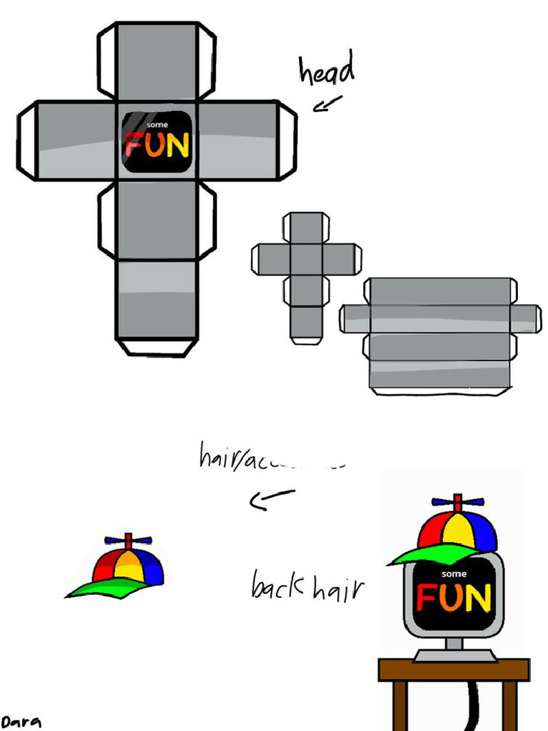 Sprunki Papercraft Part 3 | PDF