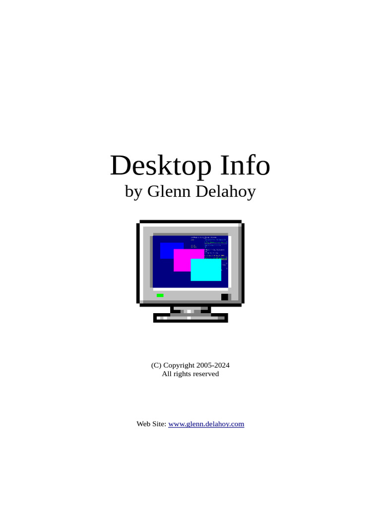 Desktop Info Manual | PDF