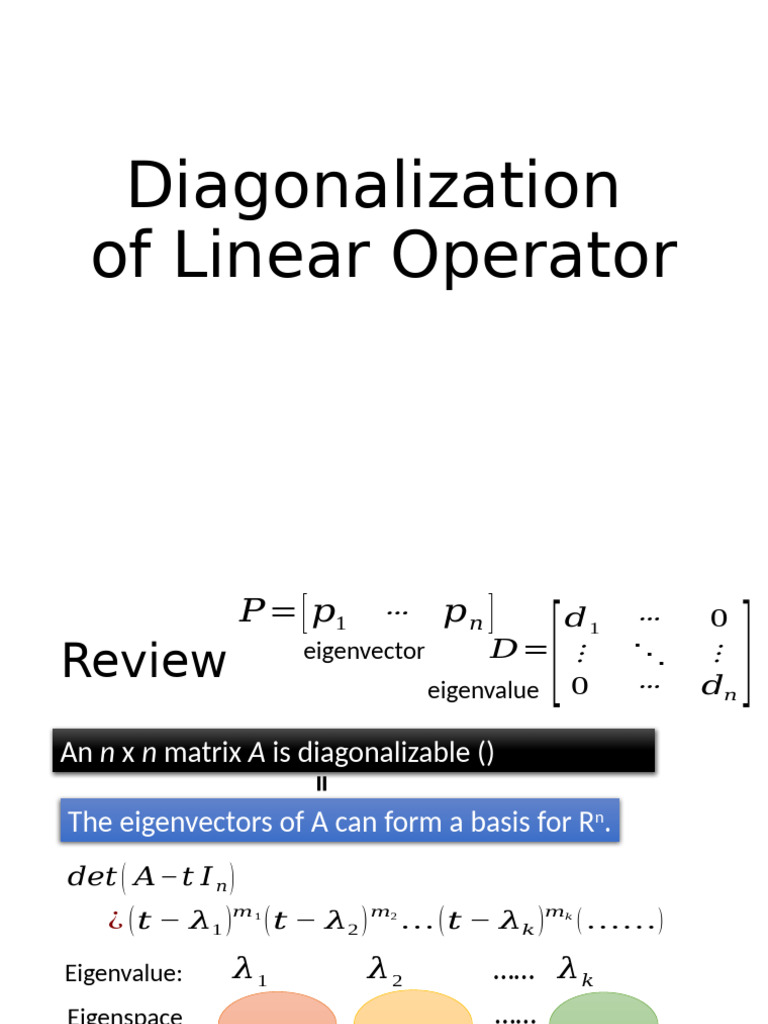 Diagonalization Application (v2) | PDF | Eigenvalues And Eigenvectors ...