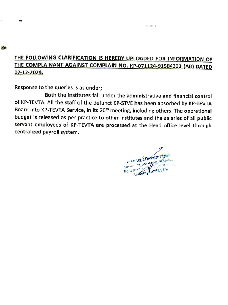 Tevta Certificate | PDF