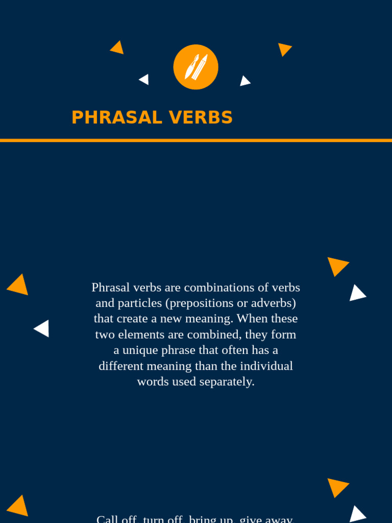 Understanding Phrasal Verbs in English | PDF | Verb | Linguistics